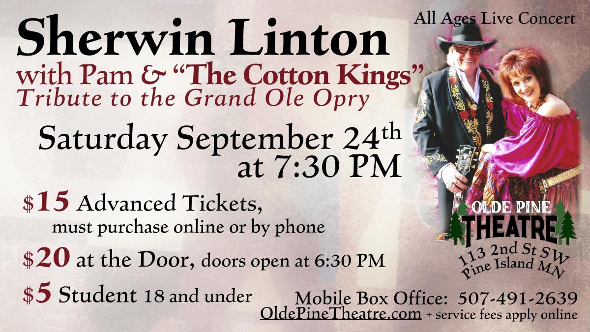 Tribute to the Grand Ole Opry: Featuring Sherwin Linton with Pam and ...