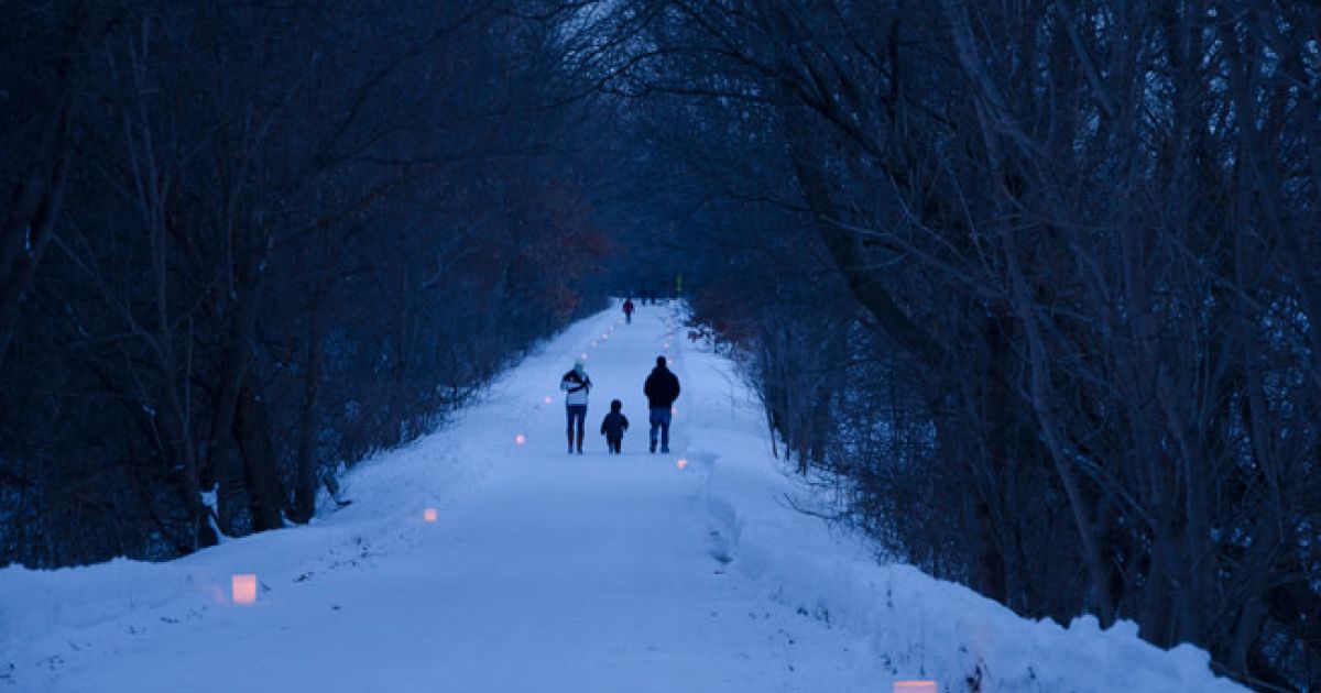 Gateway State Trail Candlelight Walk | Explore Minnesota