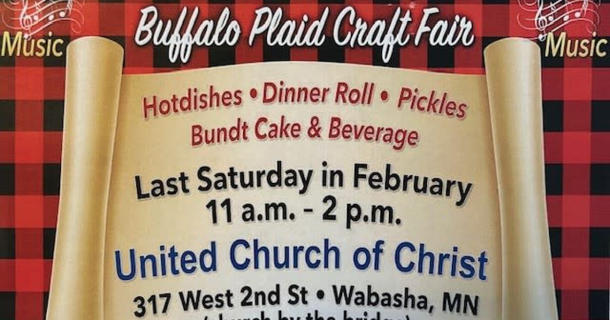 18th Annual Northwoods Hotdish Luncheon and Buffalo Plaid Craft Fair ...