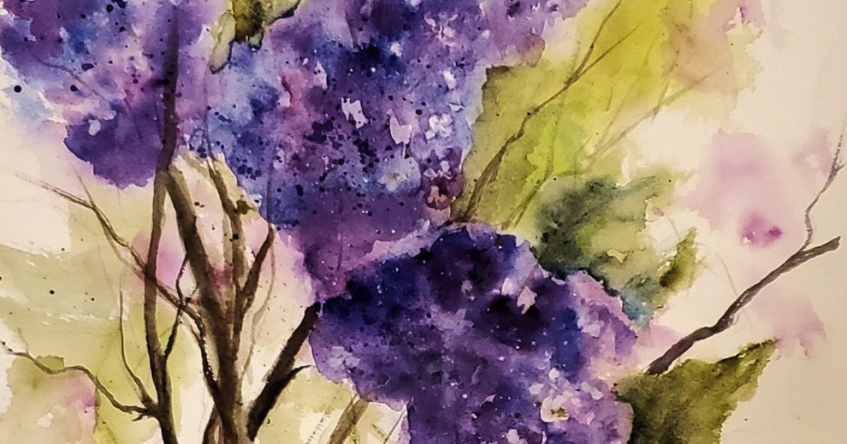 Watercolor Lilacs Class | Explore Minnesota