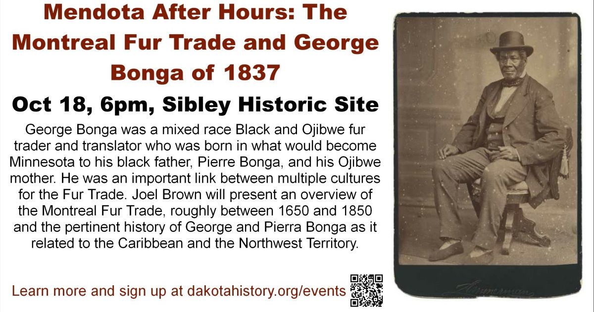 Mendota After Hours: The Montreal Fur Trade and George Bonga of 1837 ...