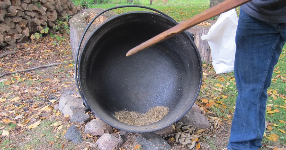 Wild Rice Processing Demonstration | Explore Minnesota
